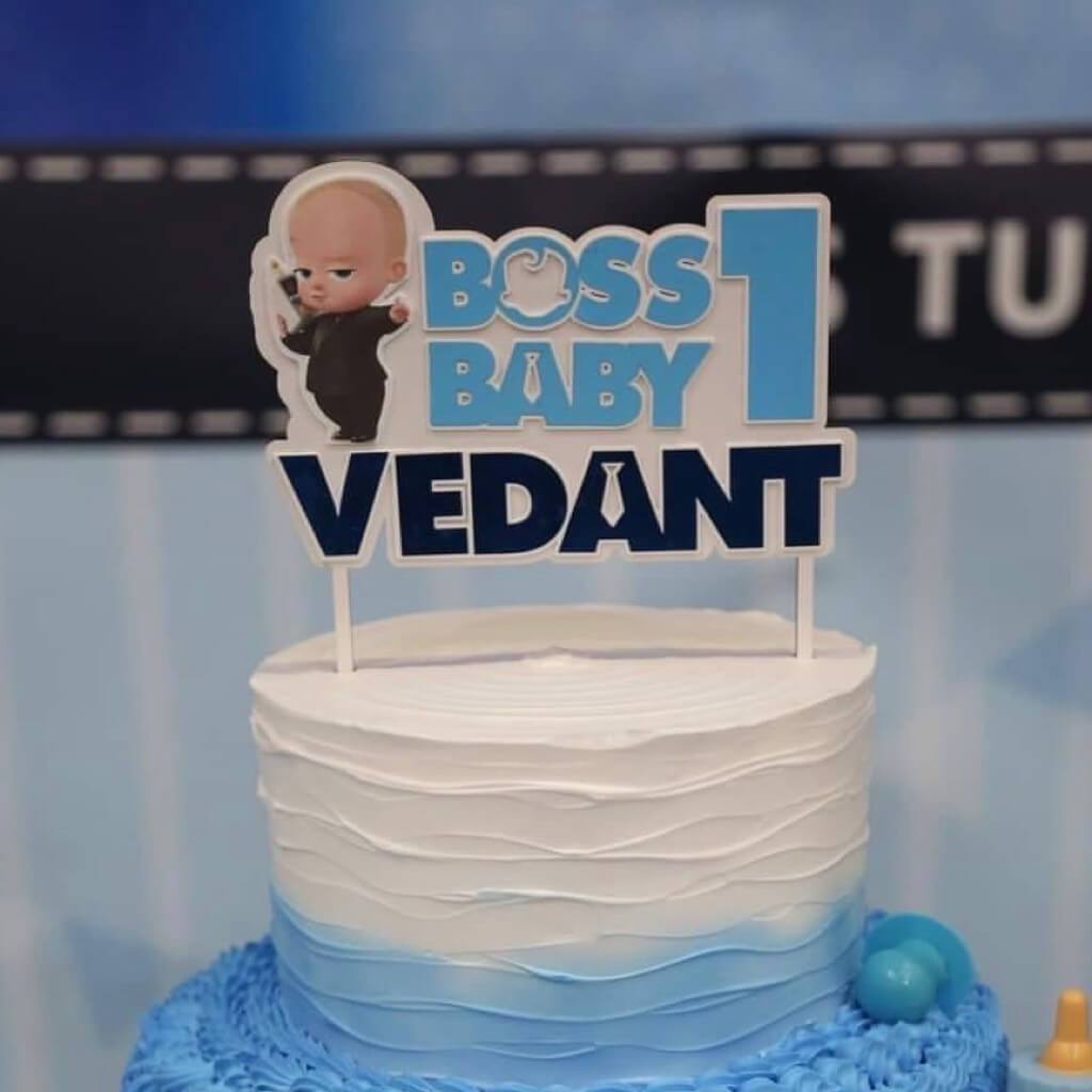 Personalised Boss Baby Cake Topper – KnK krafts