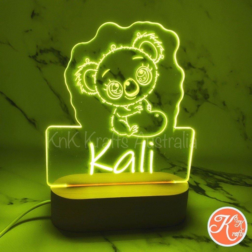 Personalised Koala Led Night Light – KnK krafts
