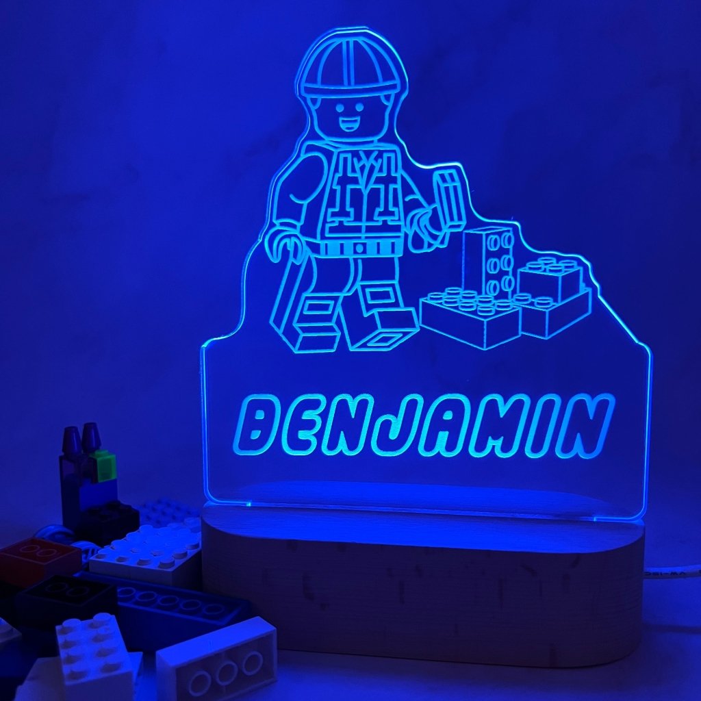 Personalised Lego Led Night Light – KnK krafts